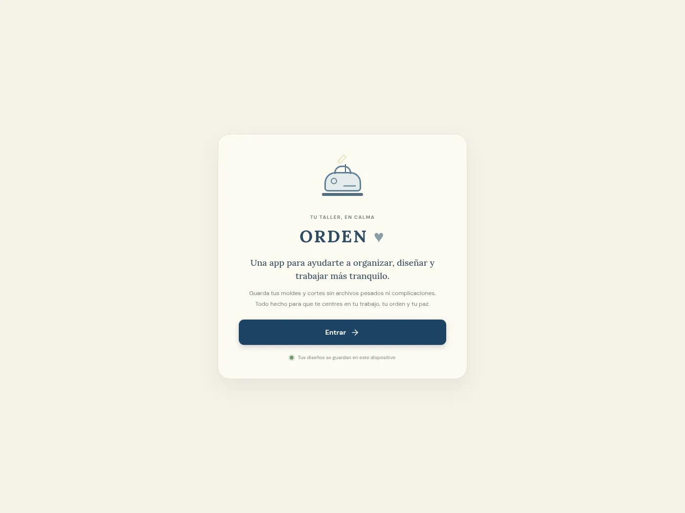 ORDEN Textile Workspace