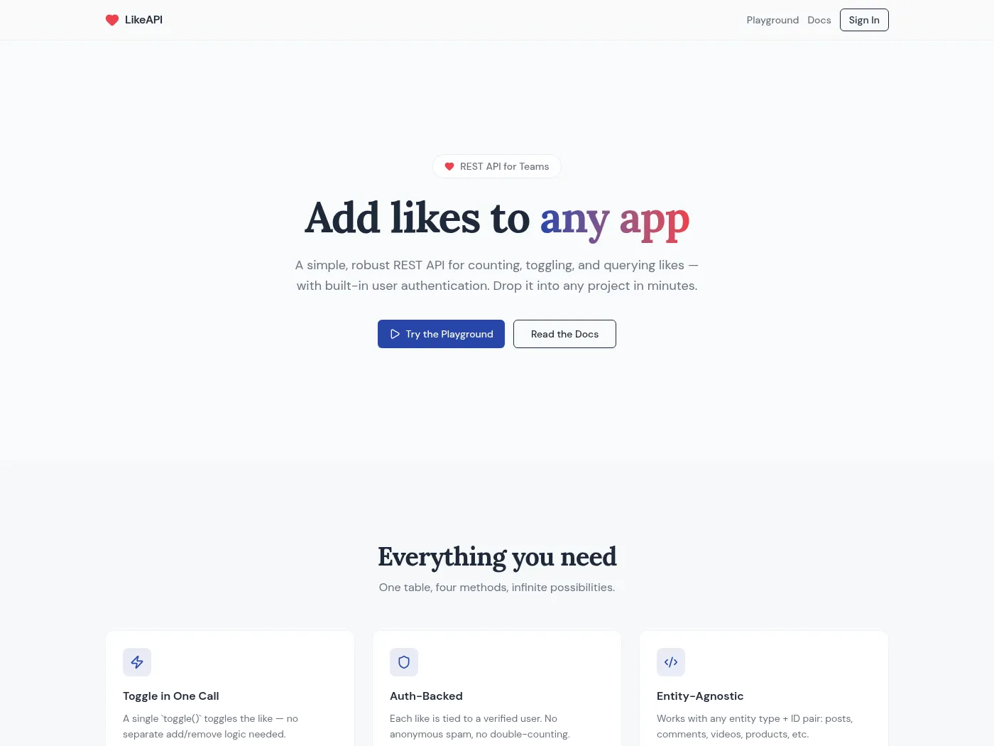 LikeAPI for Teams
