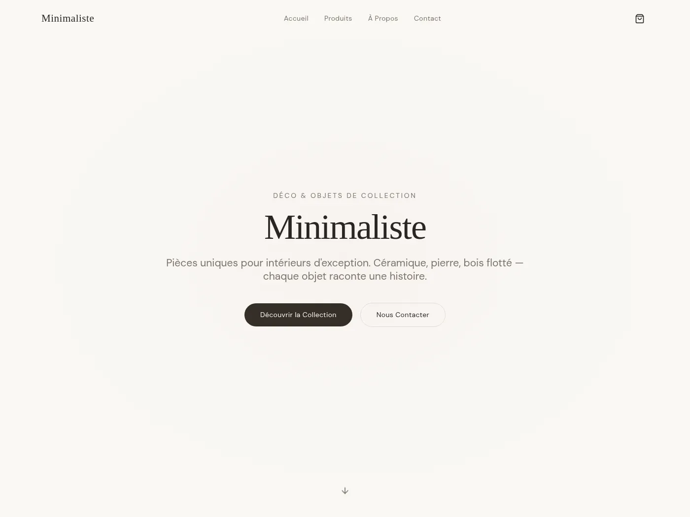 Minimalist Decor Shop