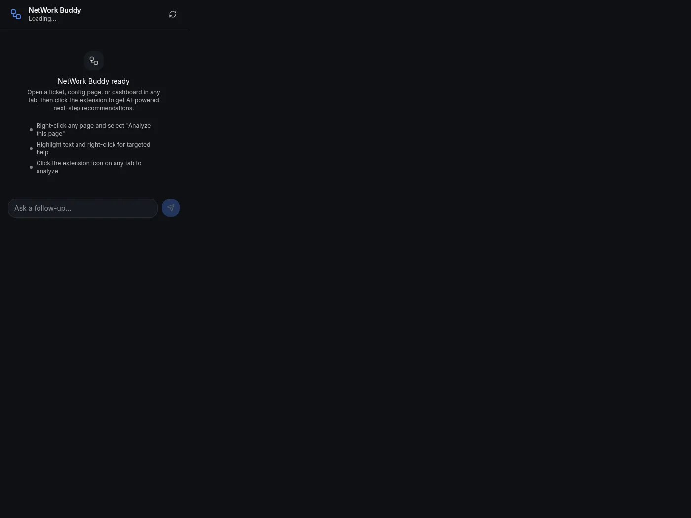 NetWork Buddy Extension