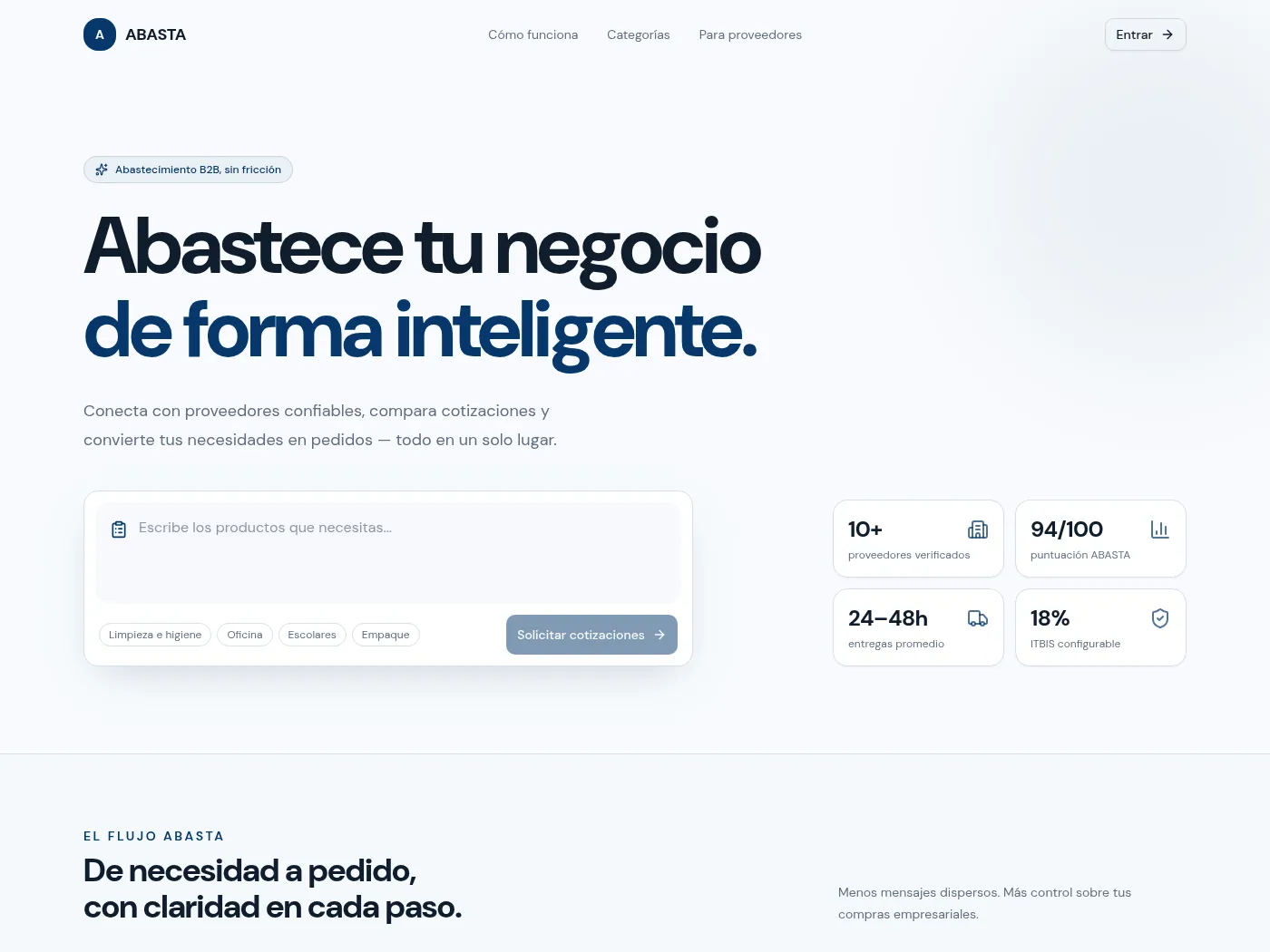 ABASTA Suministro Inteligente