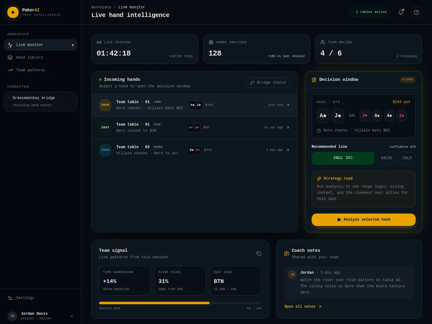 PokerAI Assistant