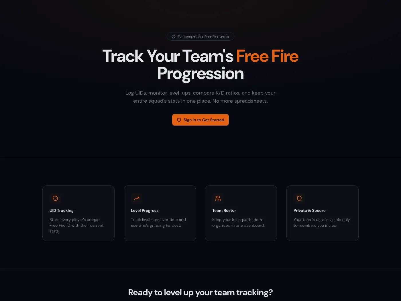 Free Fire UID Tracker