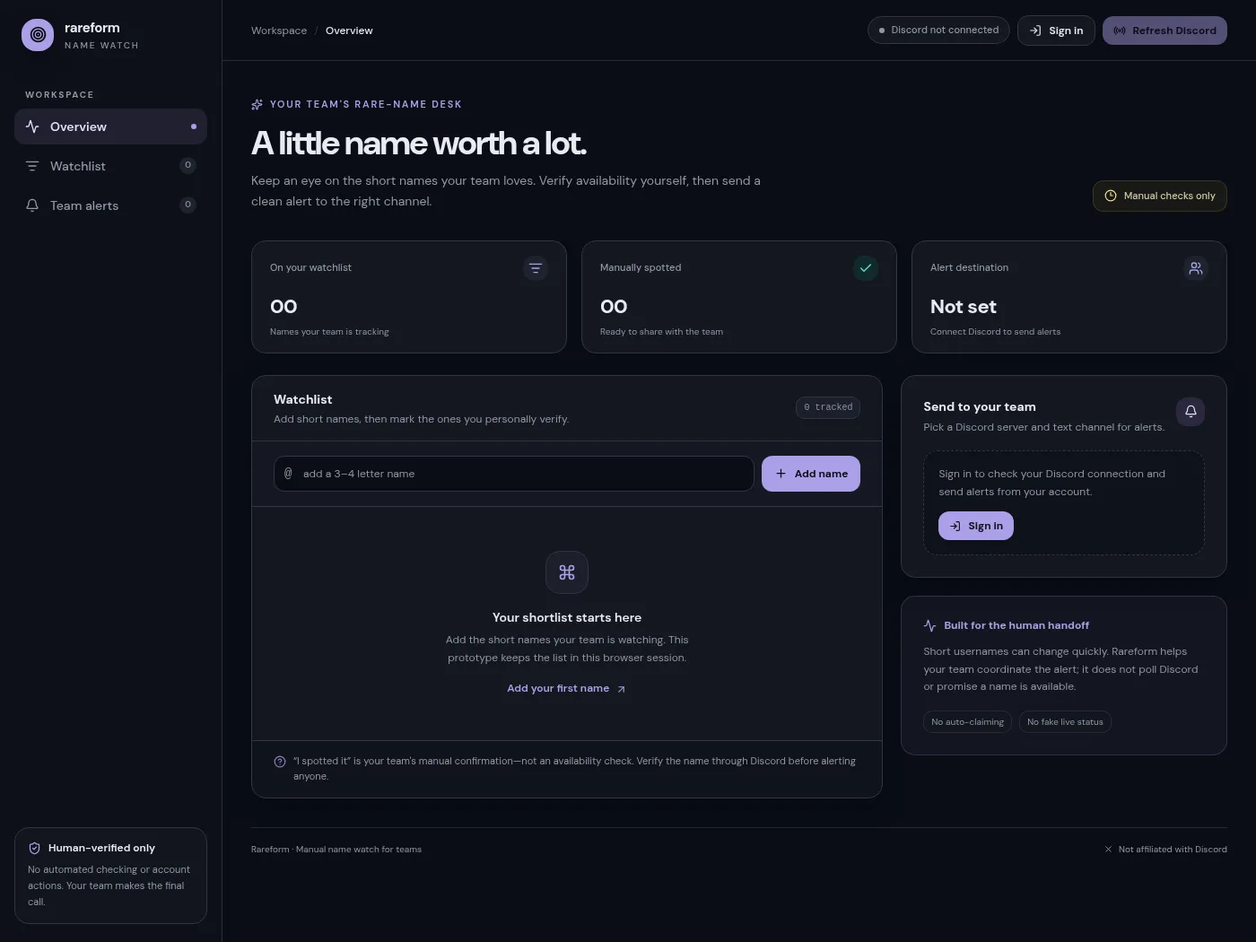 Discord Name Sniper