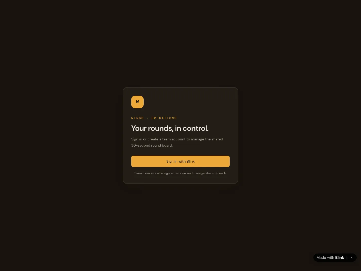 Wingo Admin Panel