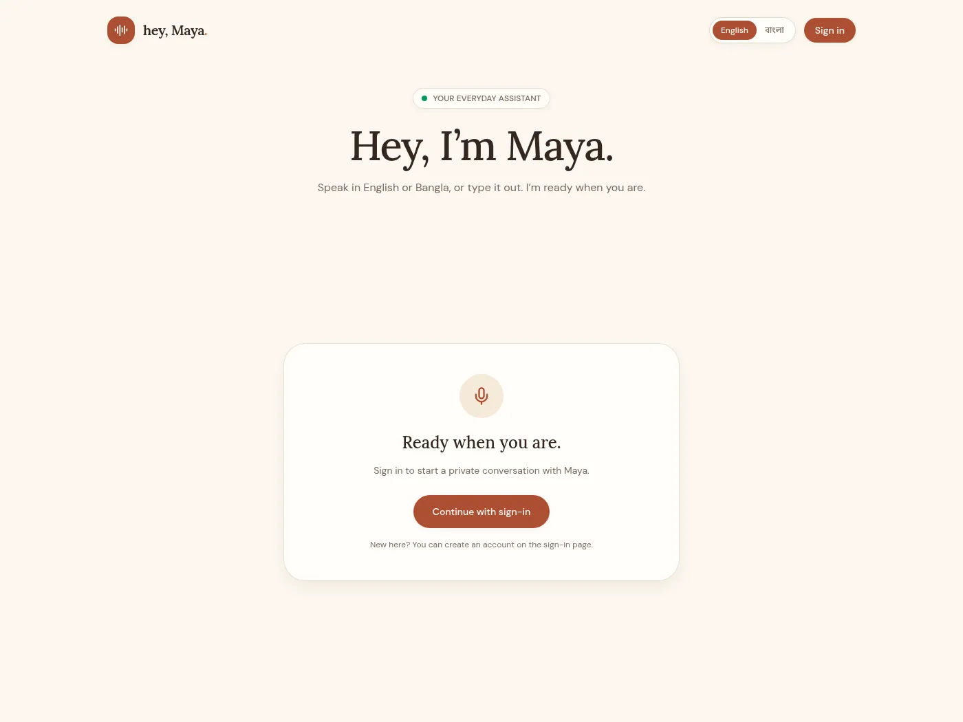 Hey, Maya Assistant
