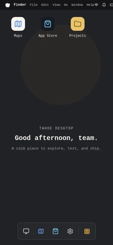 Tahoe MacOS Simulator