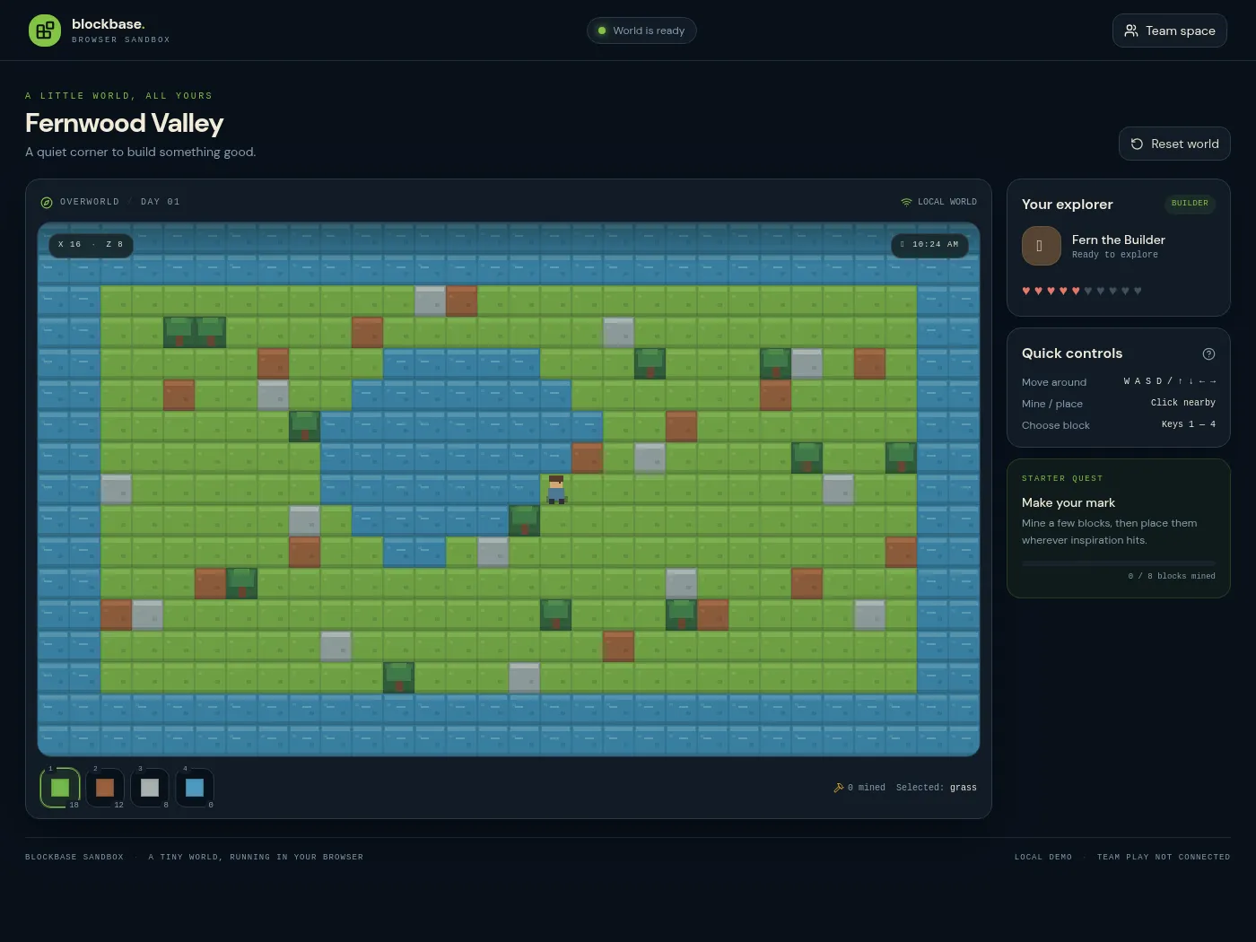 Minecraft Web Client