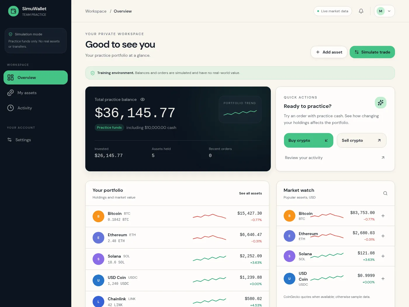 SimuWallet