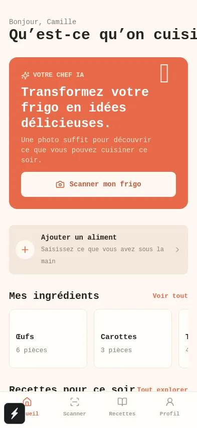 ScanFridge AI Chef