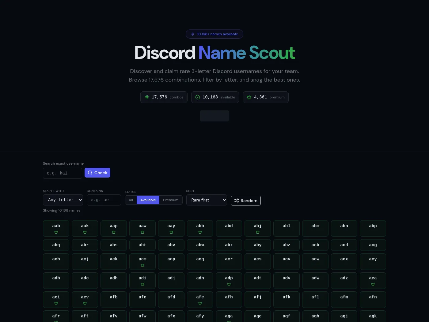Discord Name Sniper