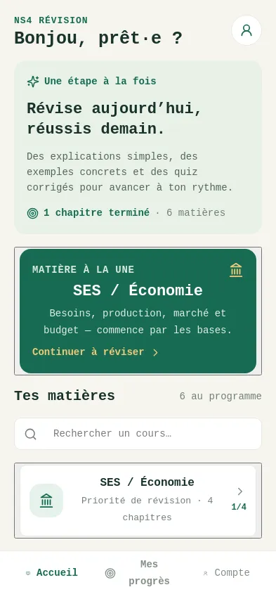 NS4 Révision Mobile