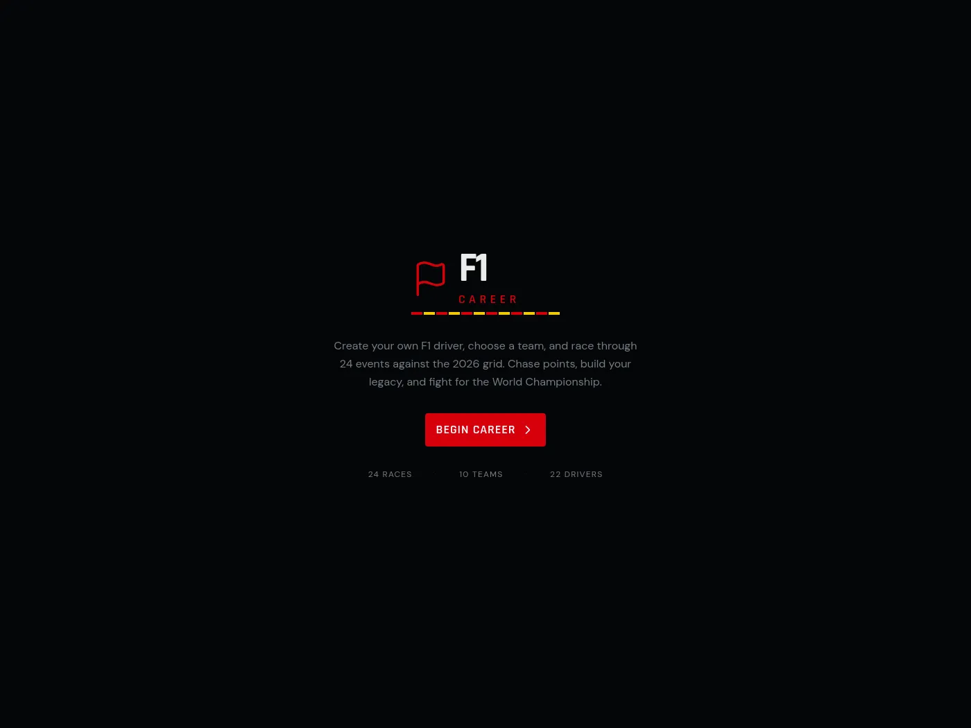 F1 Career Simulator