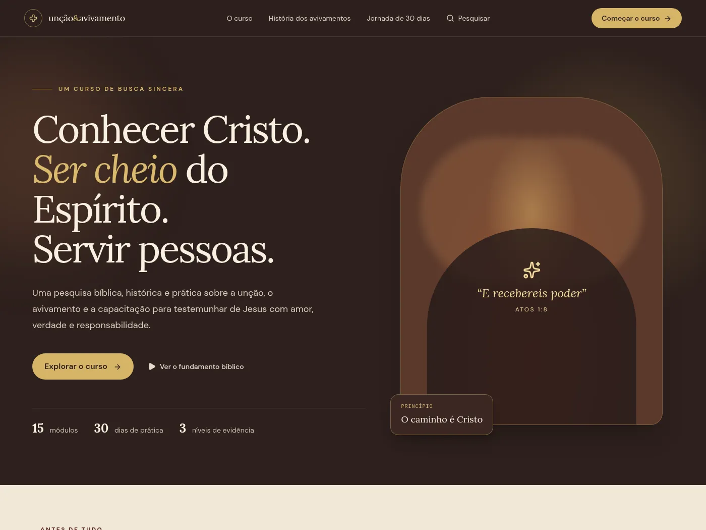 Curso Unção e Avivamento