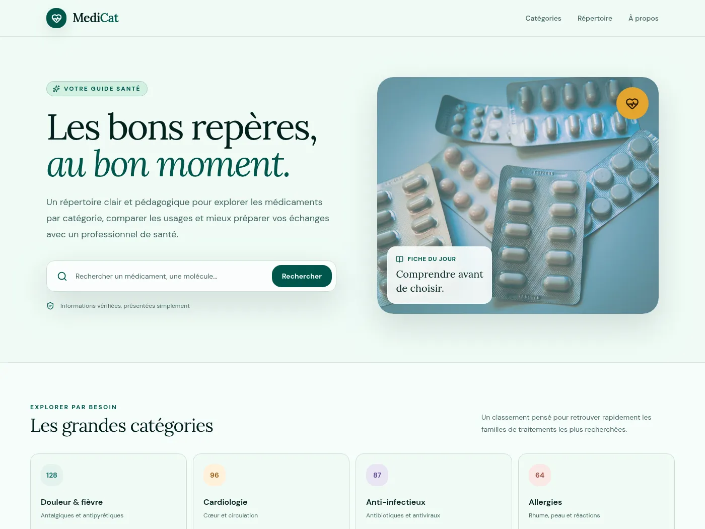 MediCat Finder