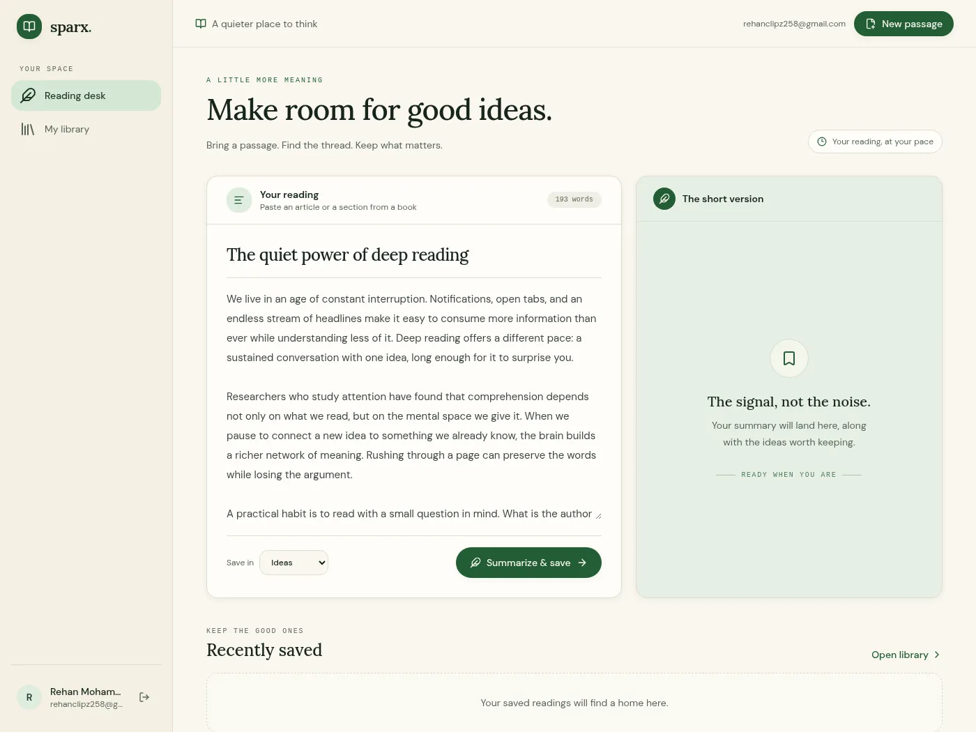 Sparx Reader