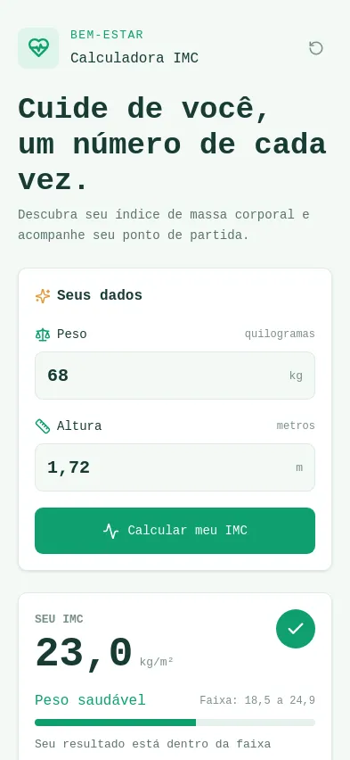 IMC Calculator App