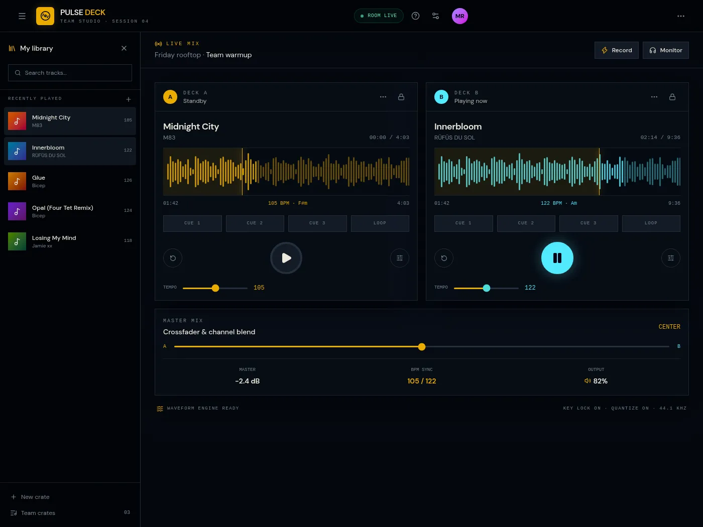 DJ Deck Simulator