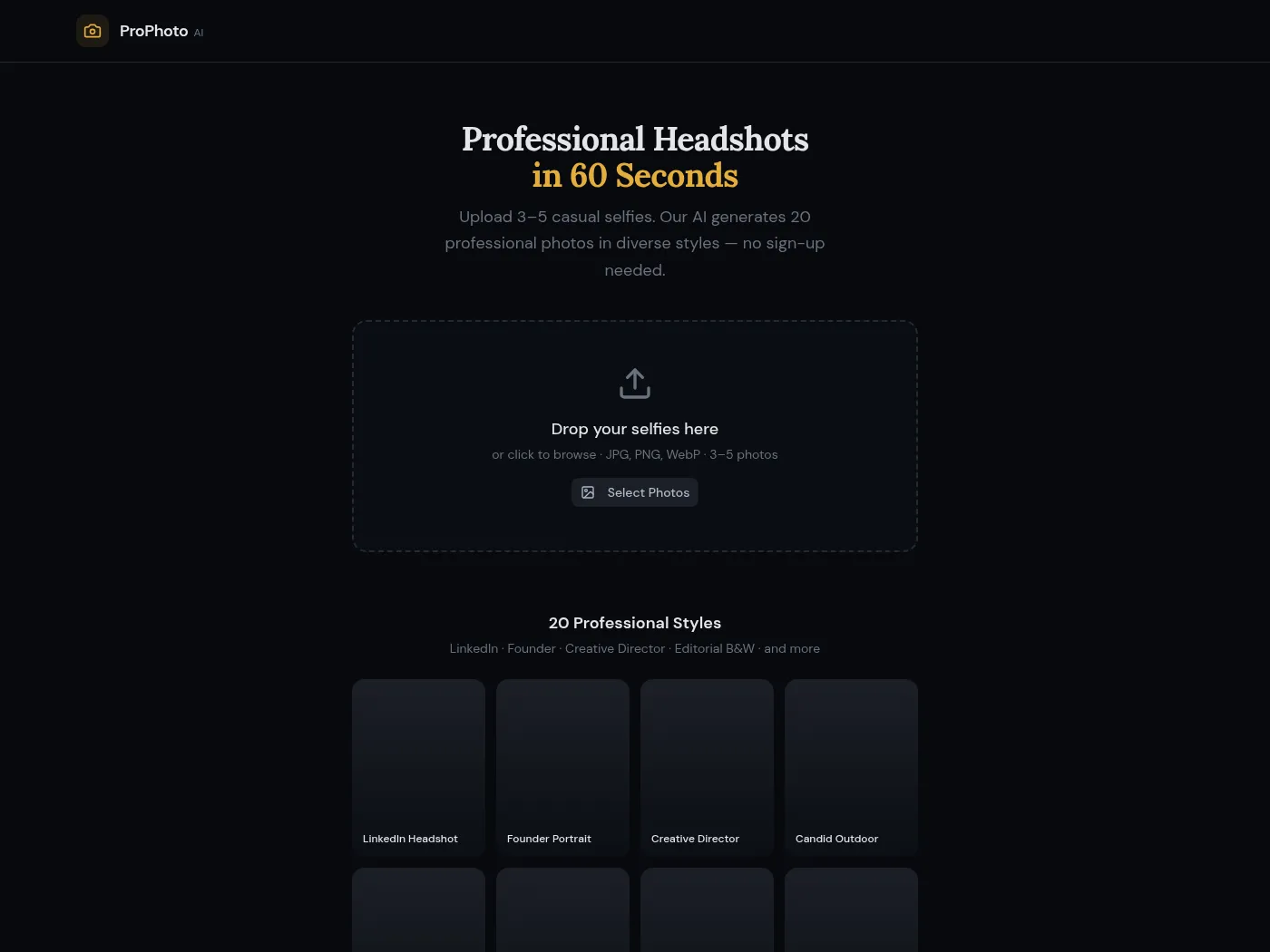ProPhoto AI Generator