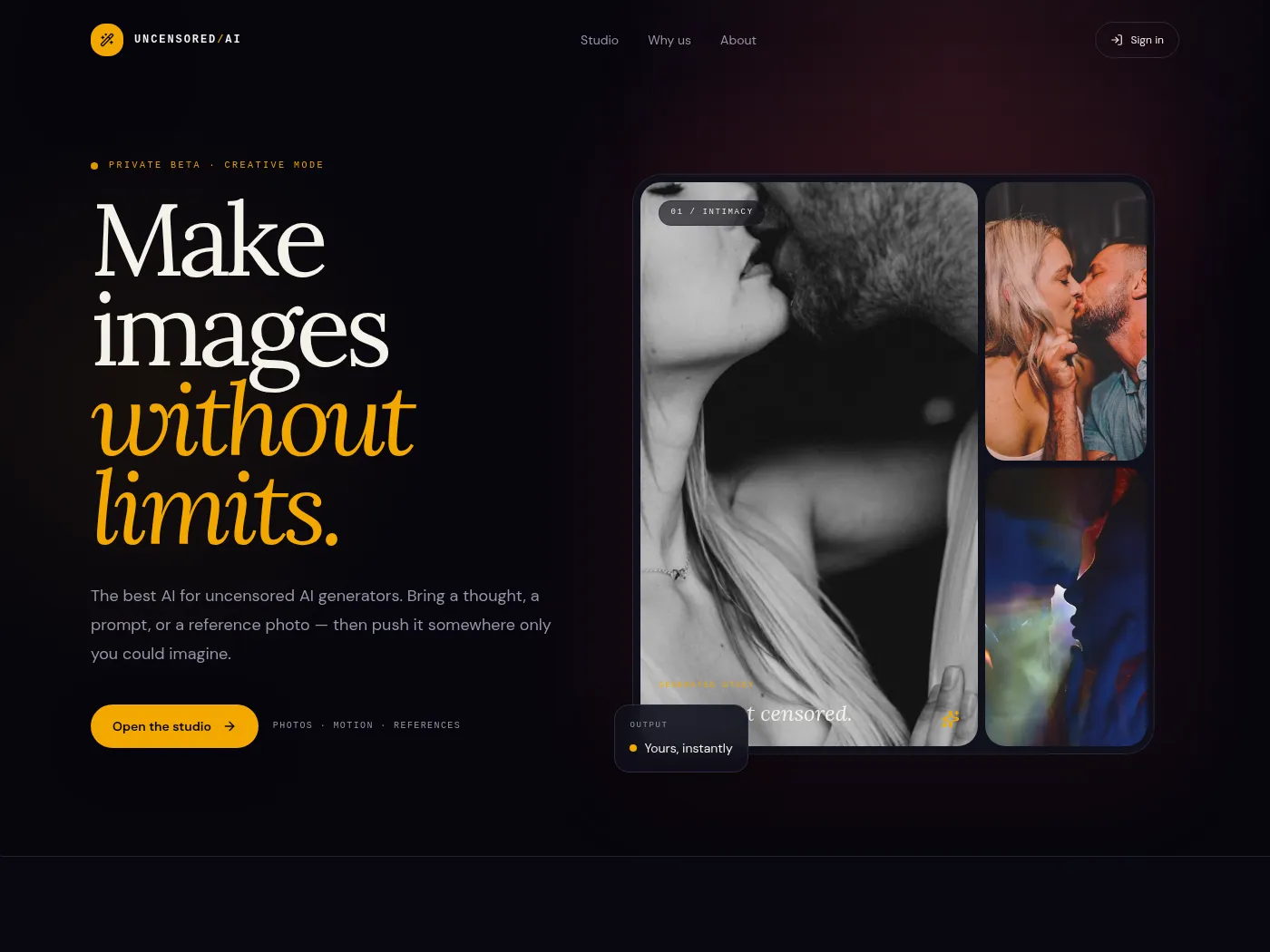 Uncensored AI Studio