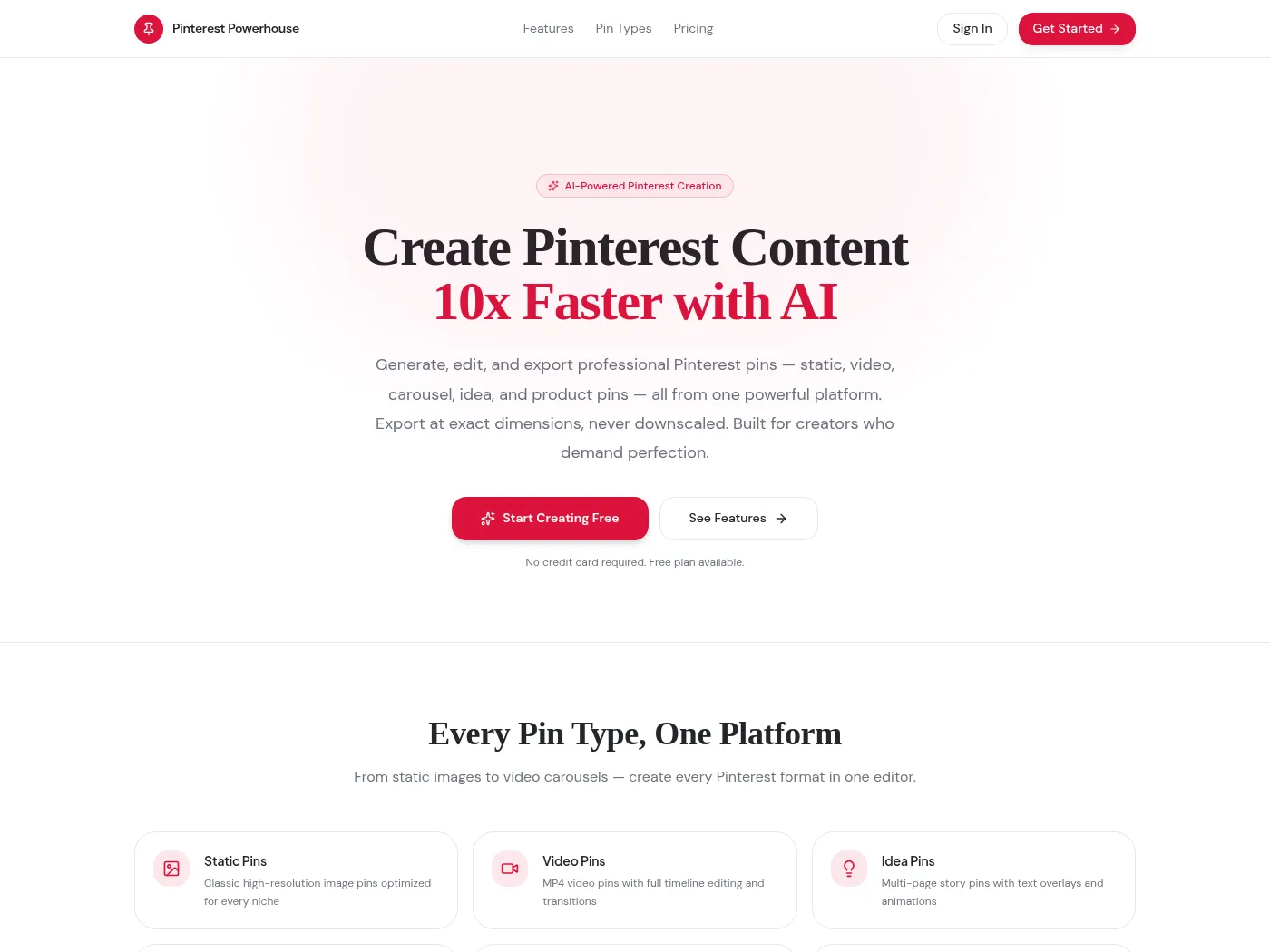 Pinterest Powerhouse AI