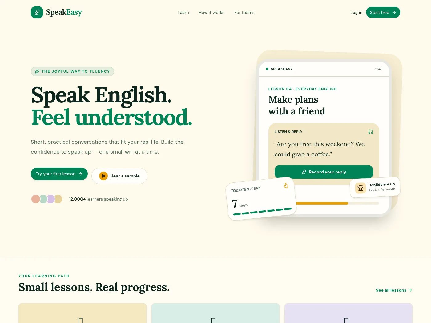 SpeakEasy English App