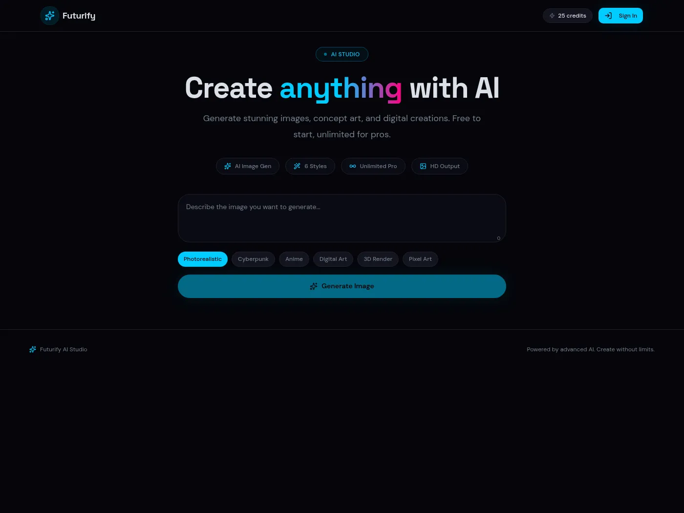 Futurify AI Studio