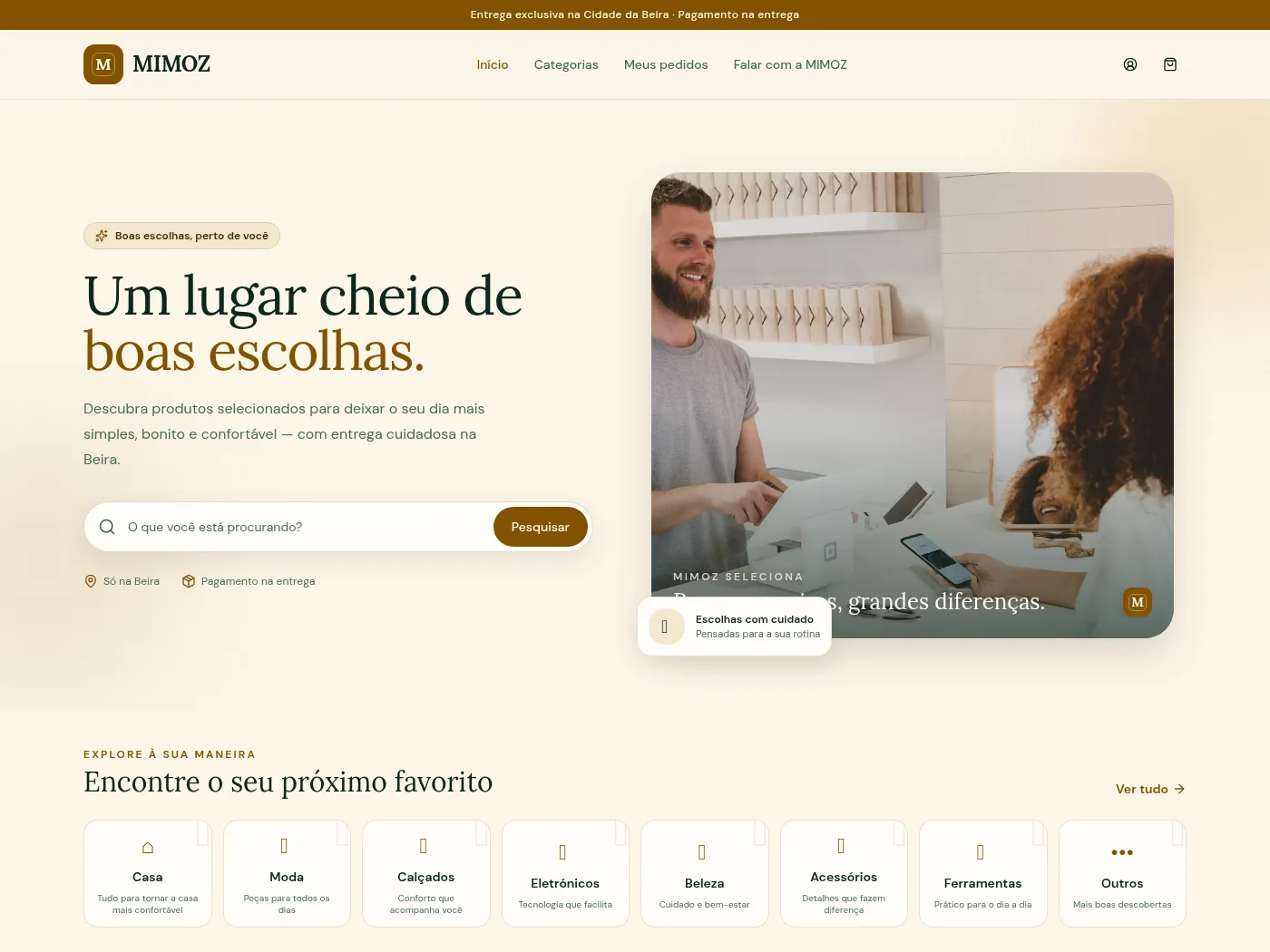 MIMOZ Marketplace MVP