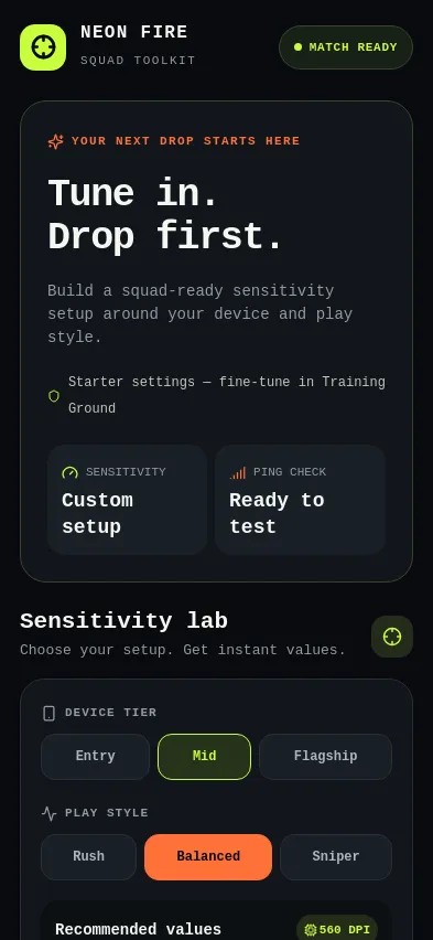 Neon Fire Toolkit