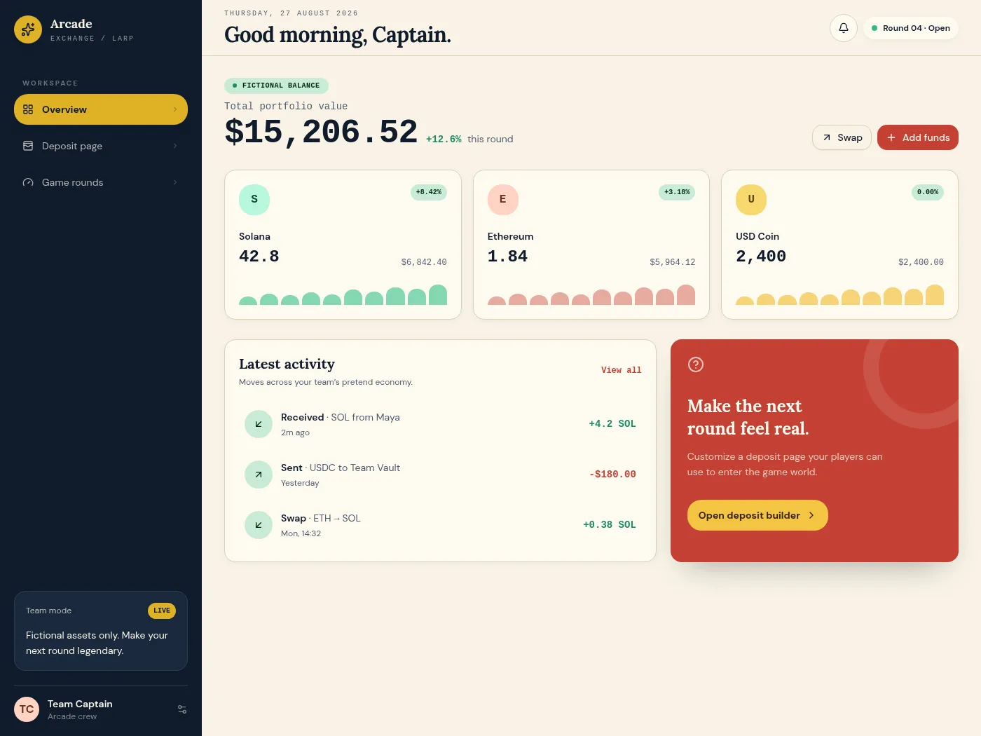 LARP Crypto Exchange