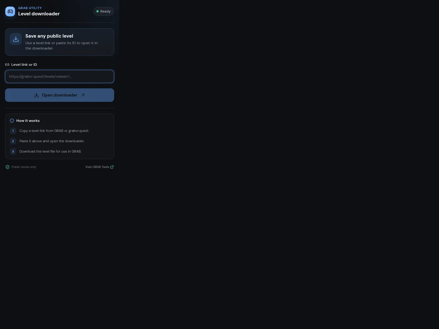 GRAB Level Downloader