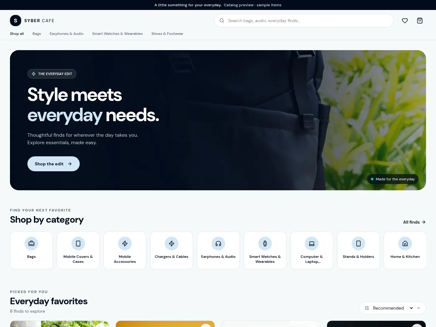 Syber Cafe Commerce