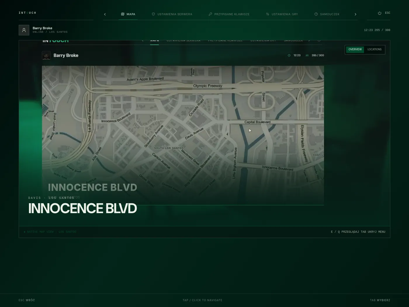 GTAV Custom PauseMenu
