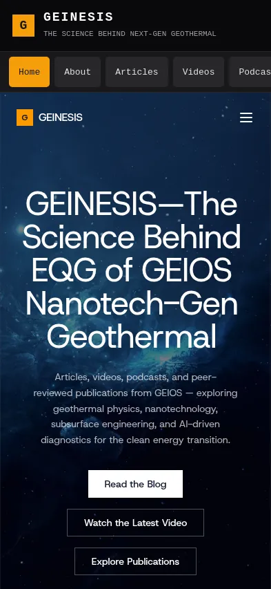 Geinesis Native Mobile