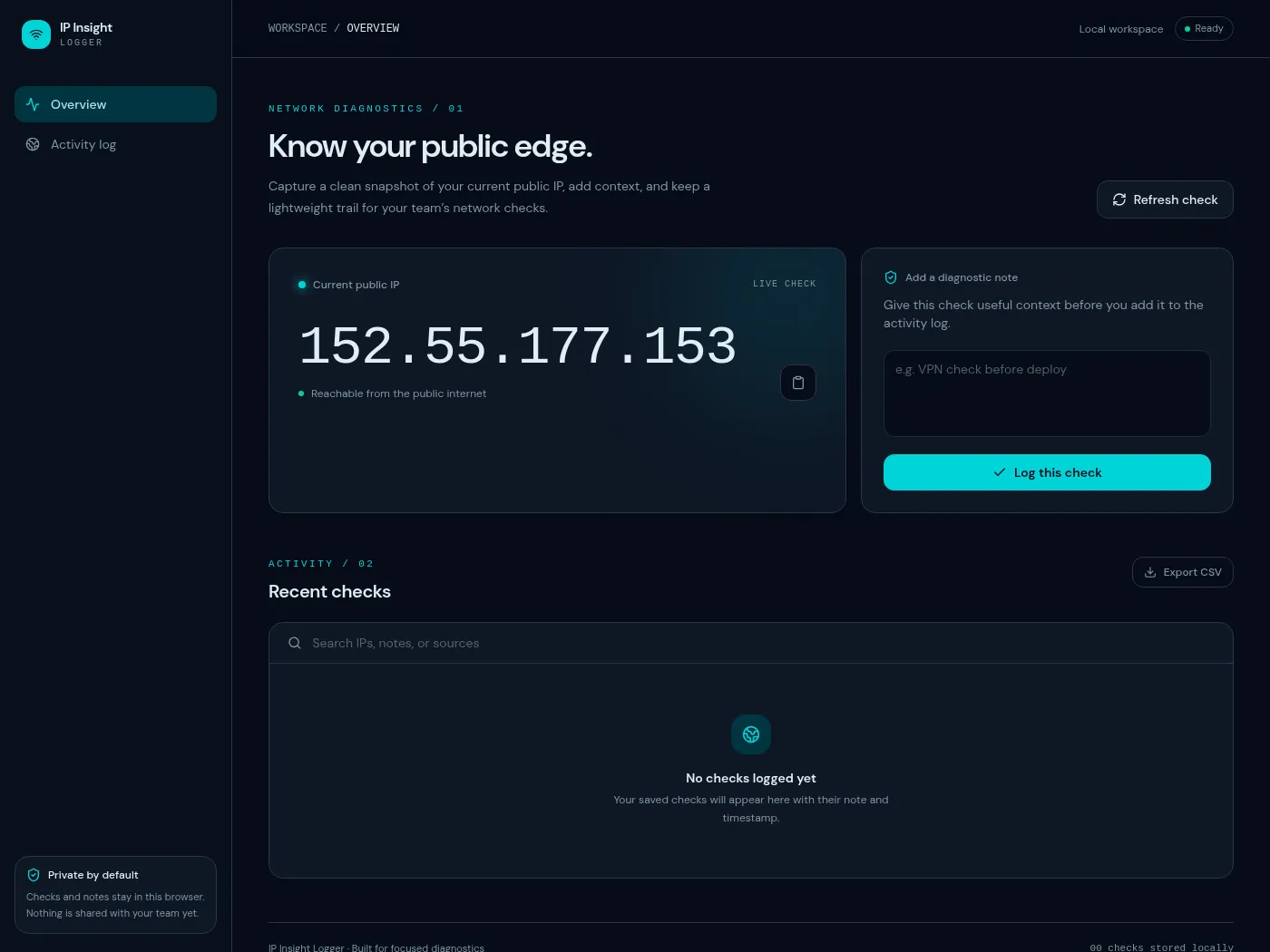 IP Insight Logger