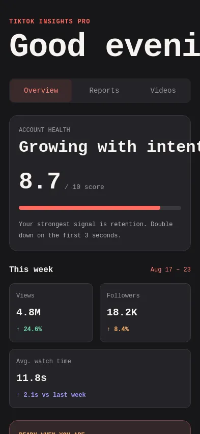 TikTok Insights Pro