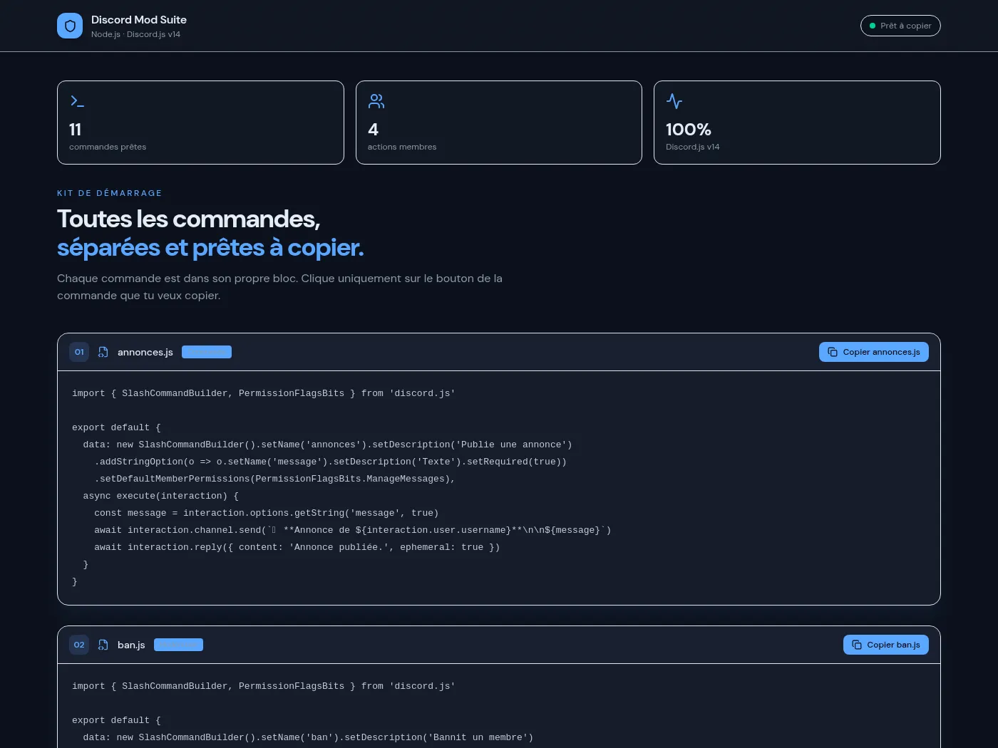 Discord Bot Moderation Suite