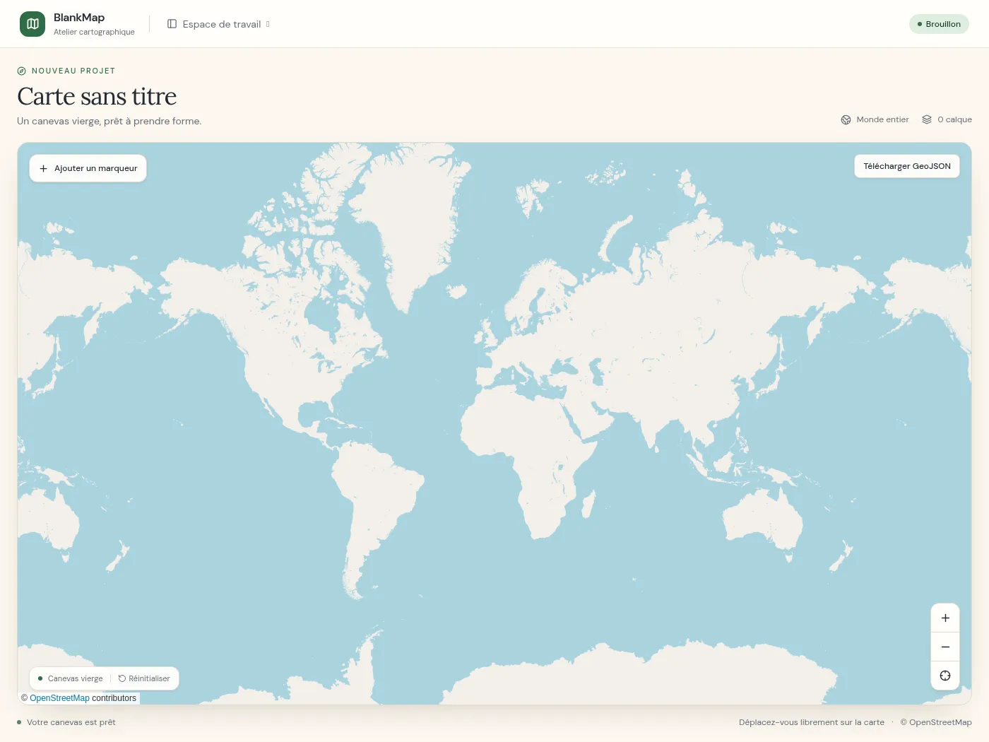 BlankMap Generator