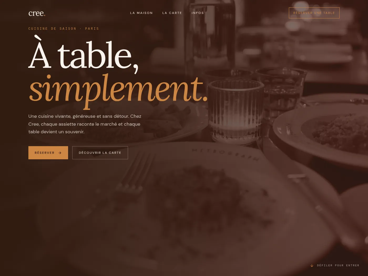 Cree Restaurant Showcase