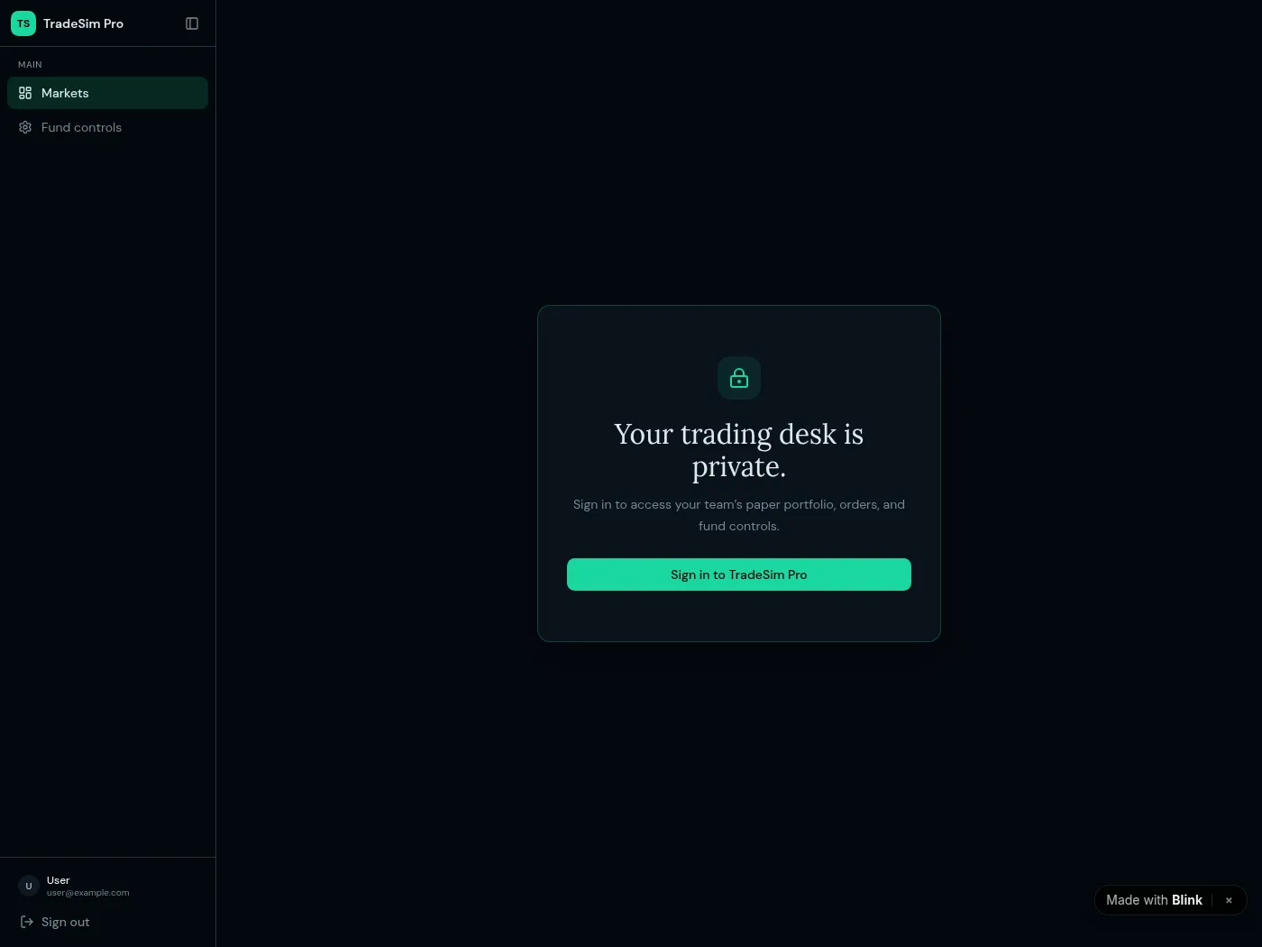 TradeSim Pro