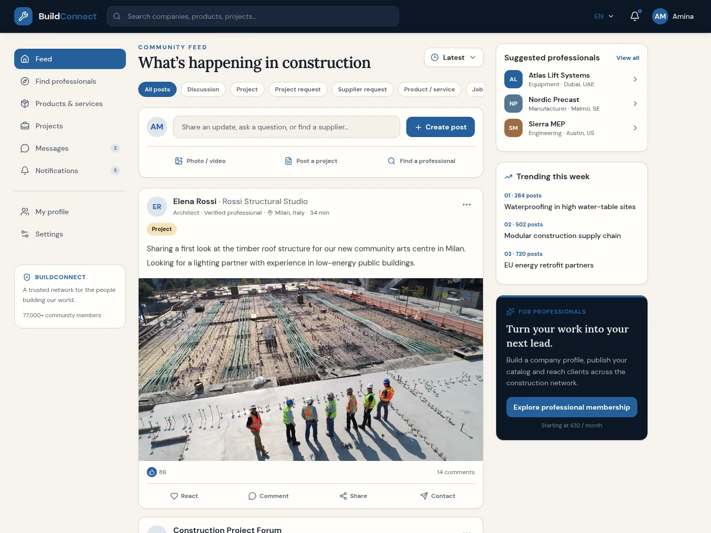 BuildConnect Network