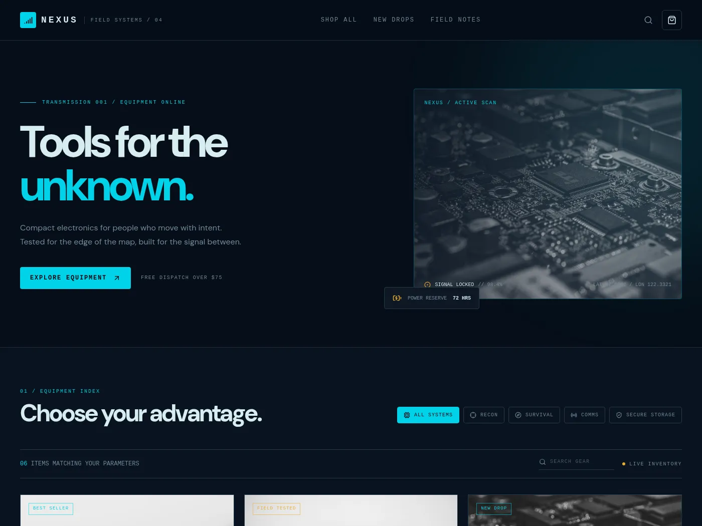 CyberTech Gadget Shop