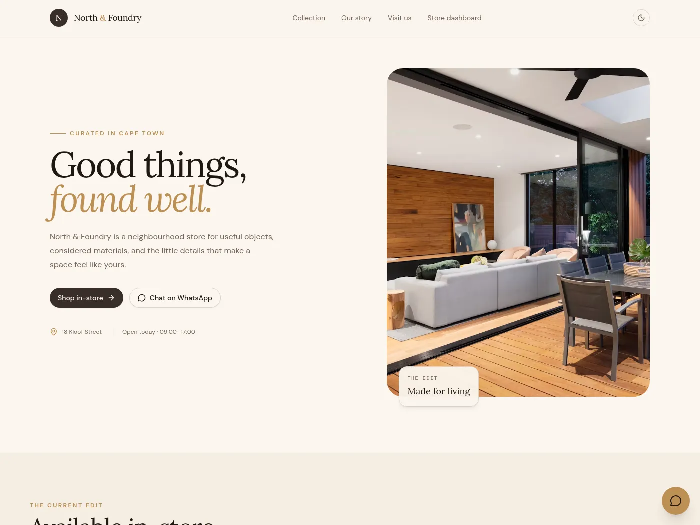 Premium Storefront Showcase