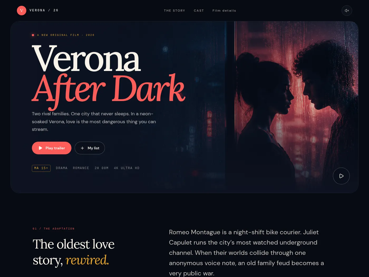 Shakespeare Stream Page