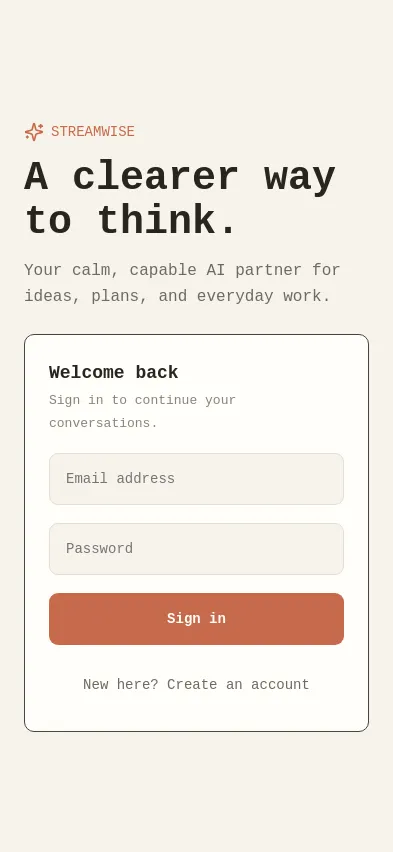 Streamwise AI Assistant