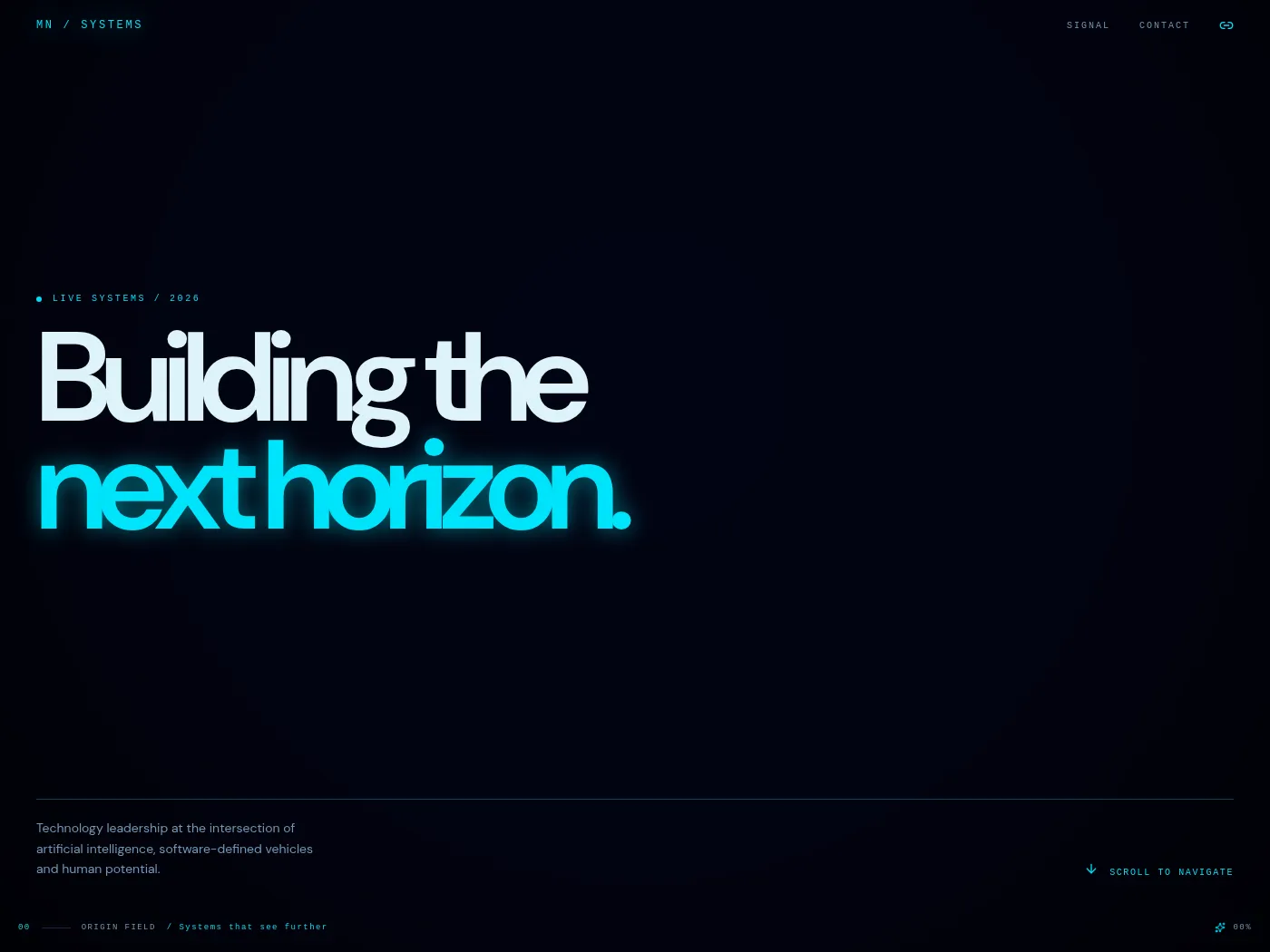 Neon Space Portfolio