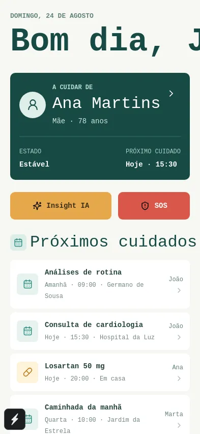 Cuida+ Family Care Platform