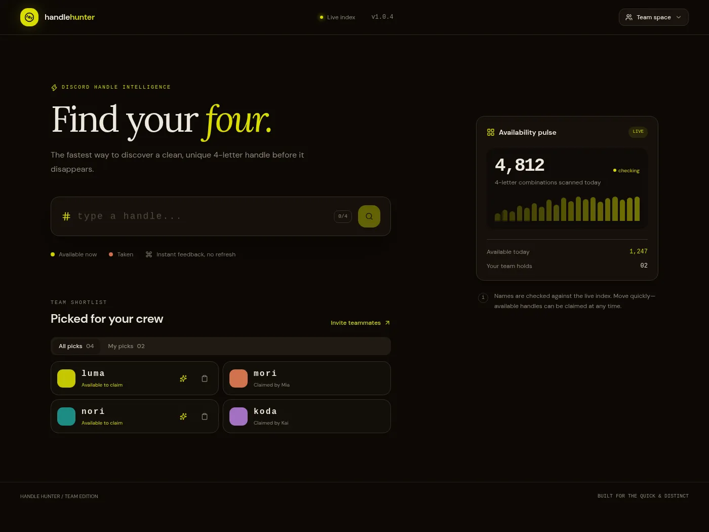 Discord Handle Hunter
