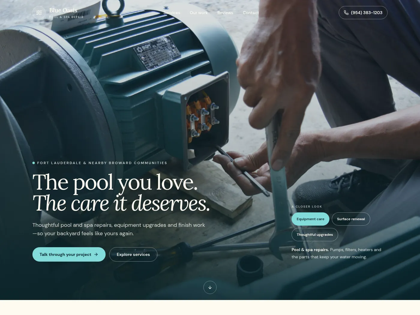 Blue Oasis Business Site