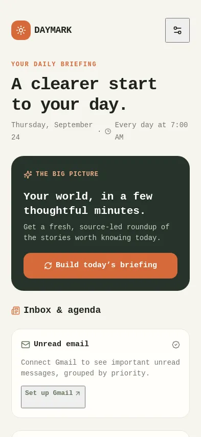 Morning Digest App